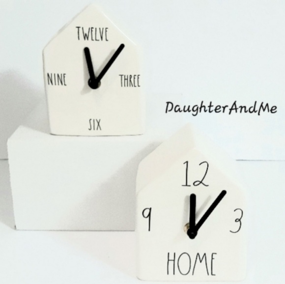 RAEN | Holiday | New Htf Rae Dunn Home Clock Birdhouse | Poshmark